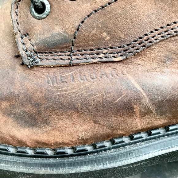 Red Wing Shoes | Shoes | Red Wing Brown Leather Work Boots 4433 Mens ...